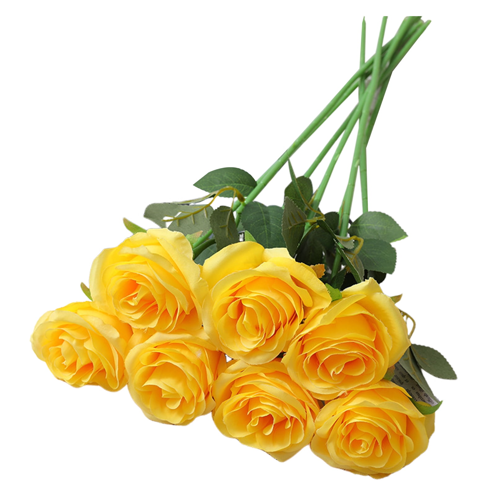 Grofry 12 Pcs Artificial Rose Flowers Realistic Looking Vibrant Color ...