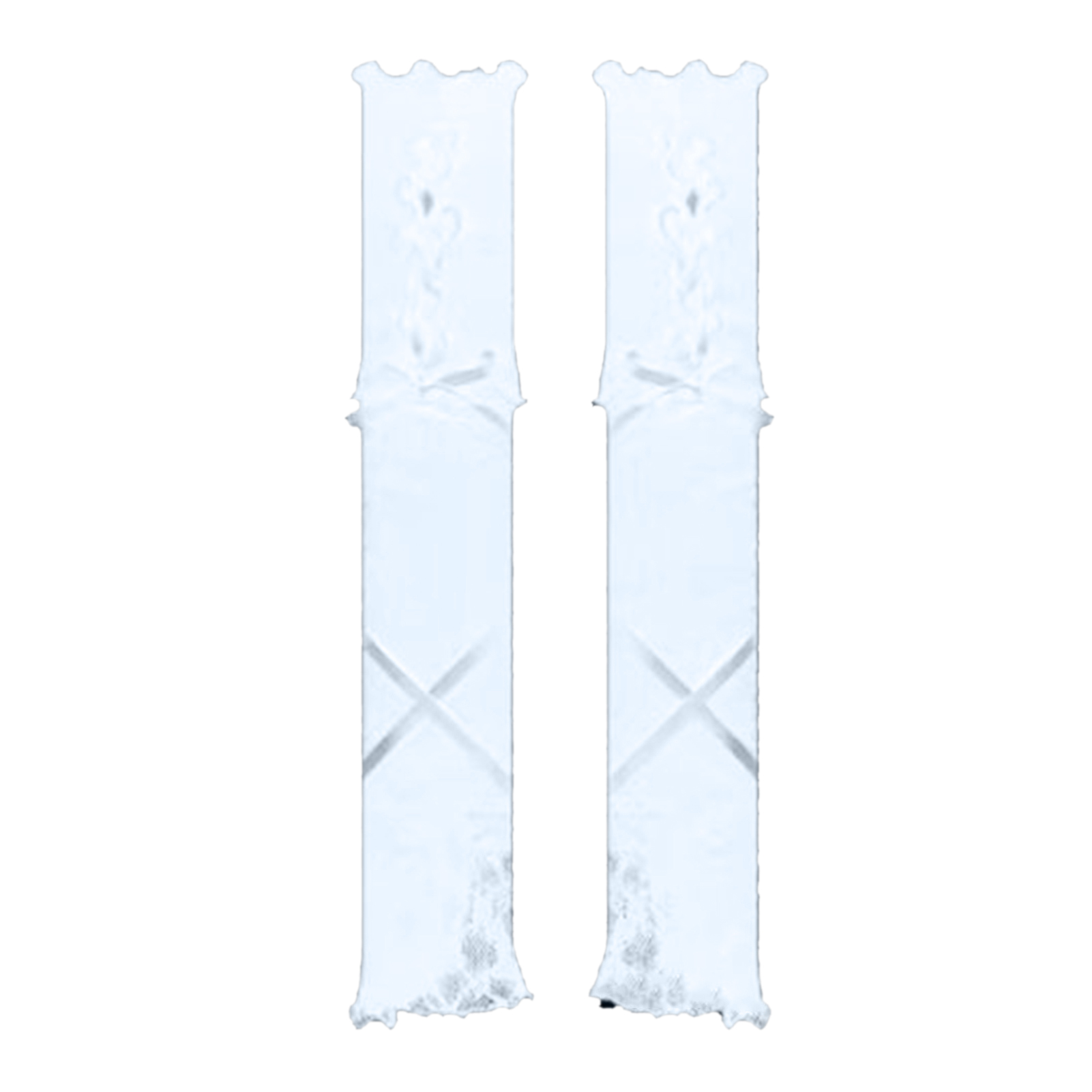 Grofry 4 Pair Women Prom Arm Sleeves Lace Flower Embroidery Thin ...