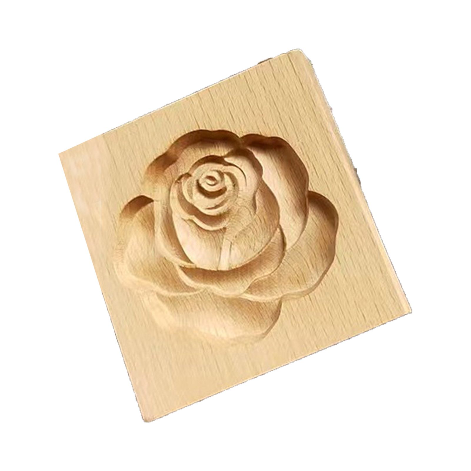 Grofry Biscuit Mould Stamp Biscuit Mold Wooden Cookie Cutter Engraved ...