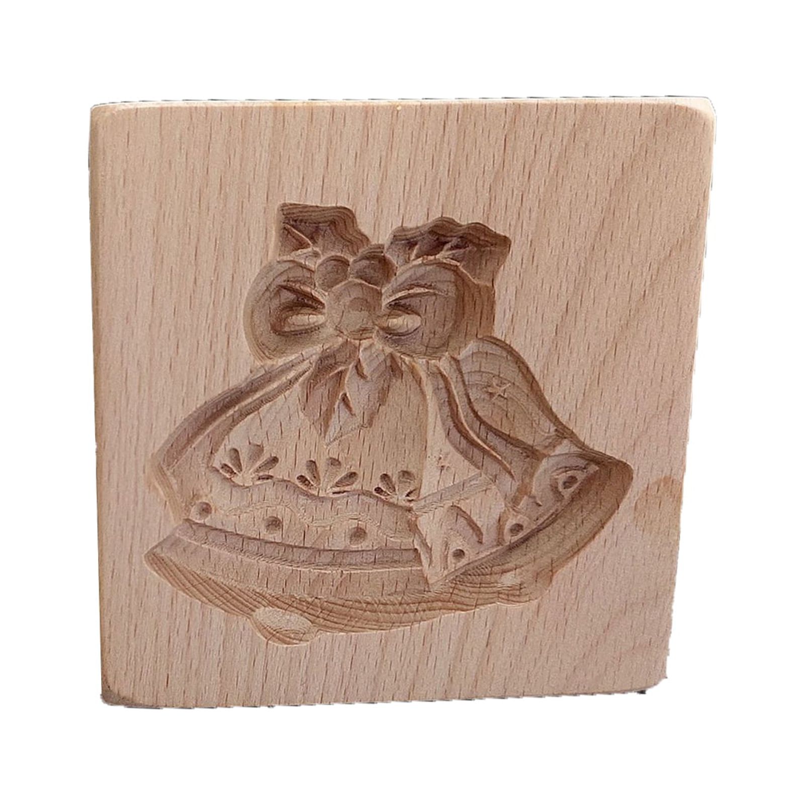 Grofry Biscuit Mould Stamp Biscuit Mold Wooden Cookie Cutter Engraved ...