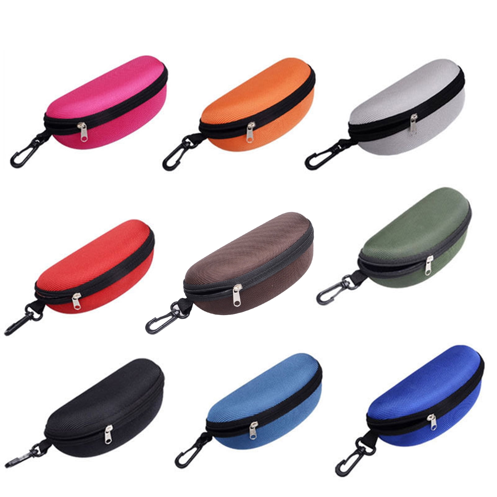 Grofry Fashion Glasses Case,Hard Case,Protect,Zipper Closure Portable ...