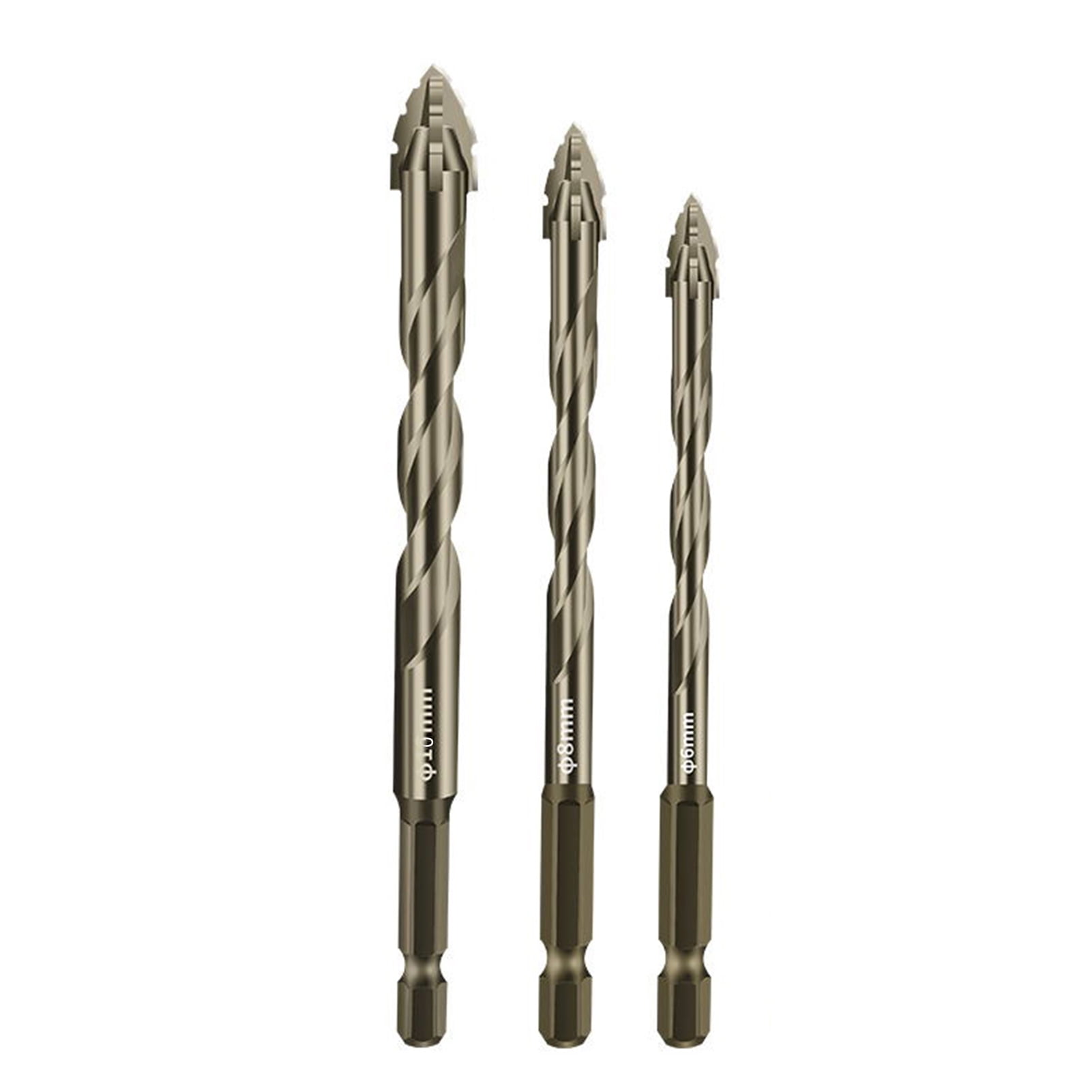 Grofry Four-Edged Serrated Eccentric Drill Bit Set High Hardness ...
