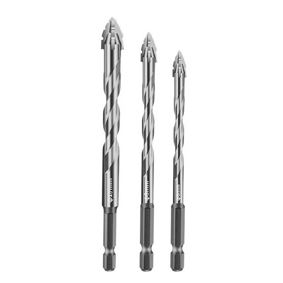 Grofry Four-Edged Serrated Eccentric Drill Bit Set High Hardness ...