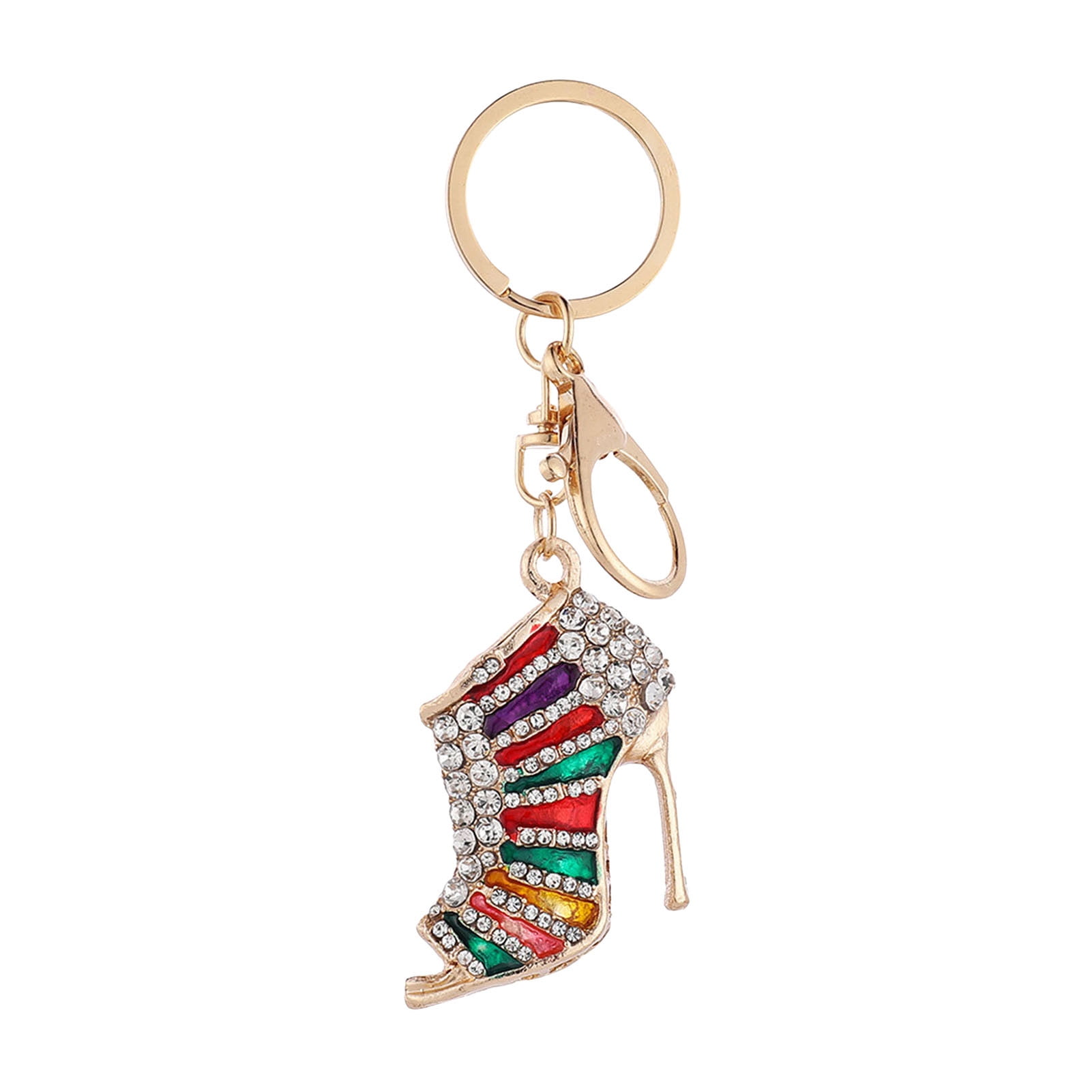 Grofry High Heels Keychain with Buckle Decorative Alloy Keyring ...