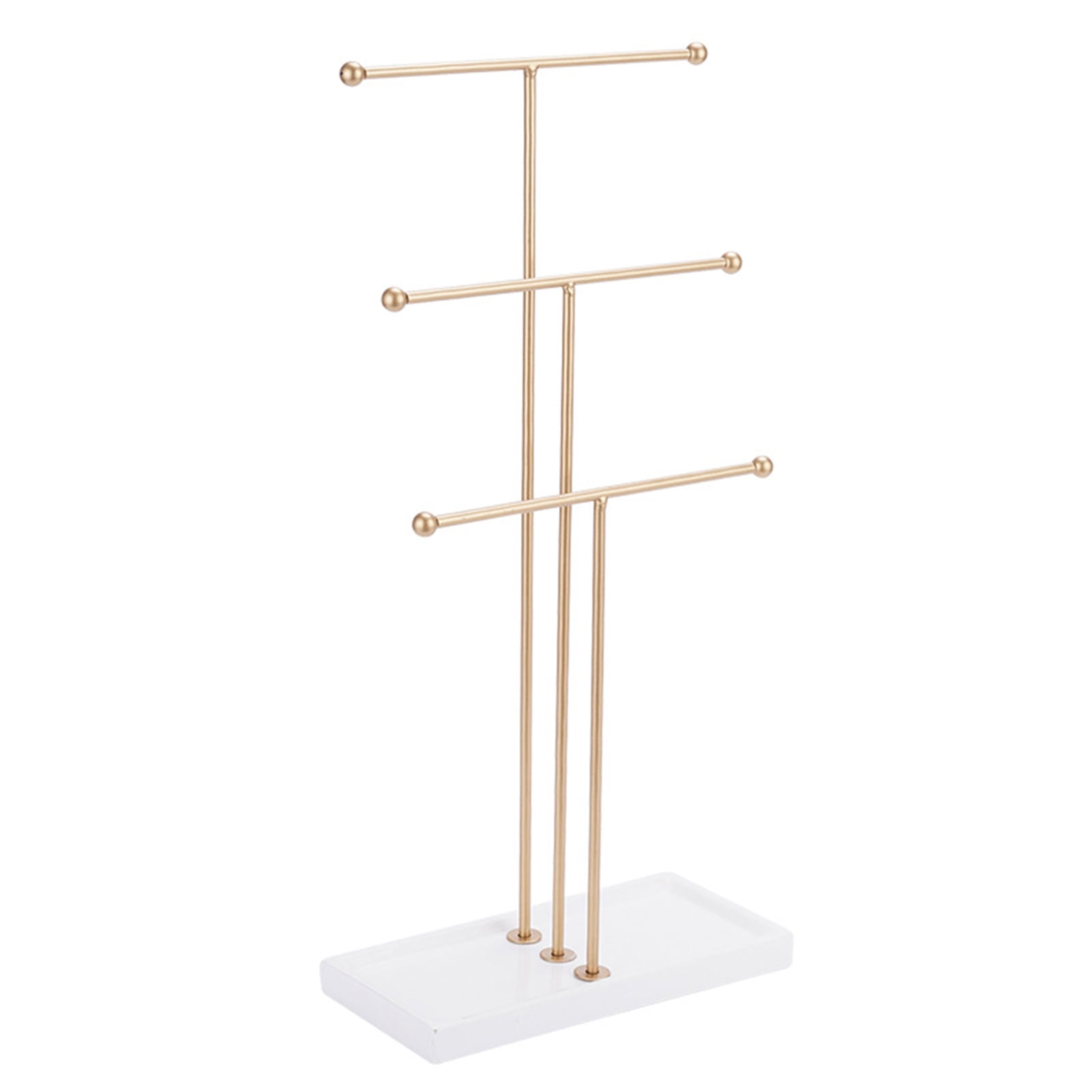 Grofry Jewelry Display Stand Three-Tier Easy to Assemble Keep Organized ...