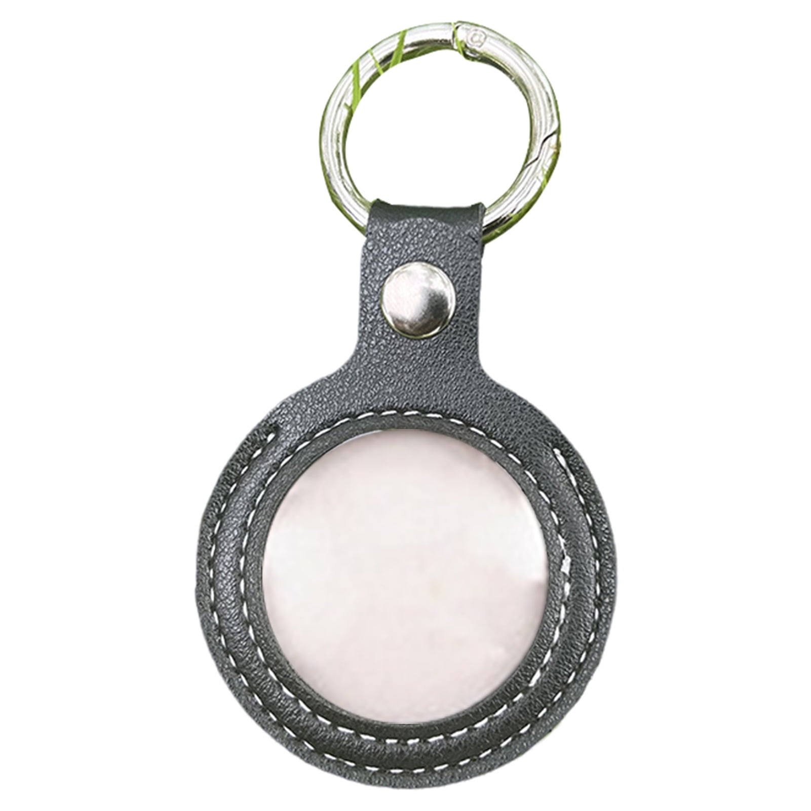 Grofry Keychain Holder Coins Lipstick Imitation Leather Mini Keychain ...