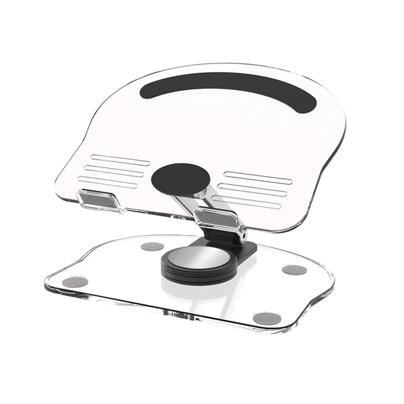 Grofry Metal Holder for Desktop Laptop Stand with 360-Degree Rotating ...