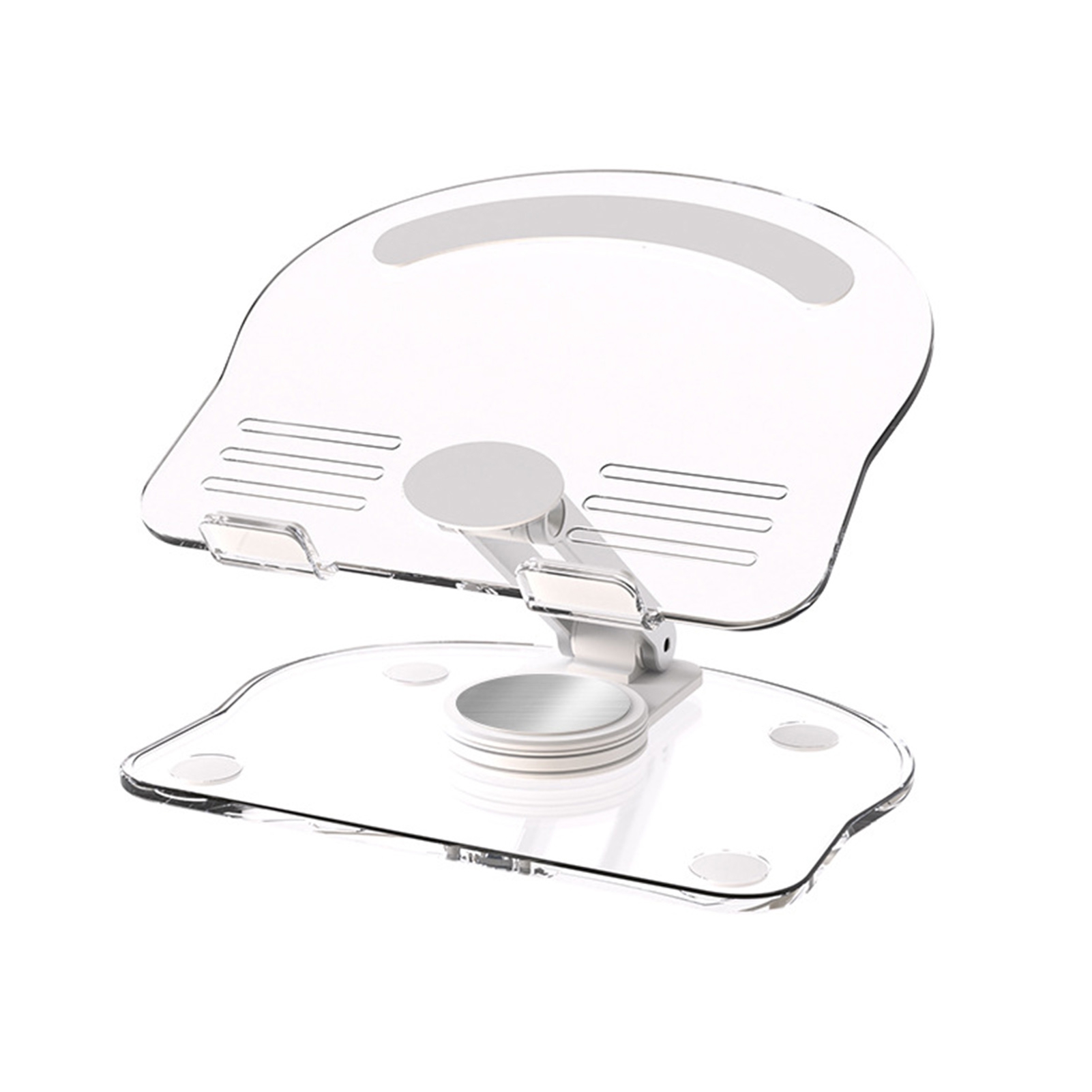 Grofry Metal Holder for Desktop Laptop Stand with 360-Degree Rotating ...