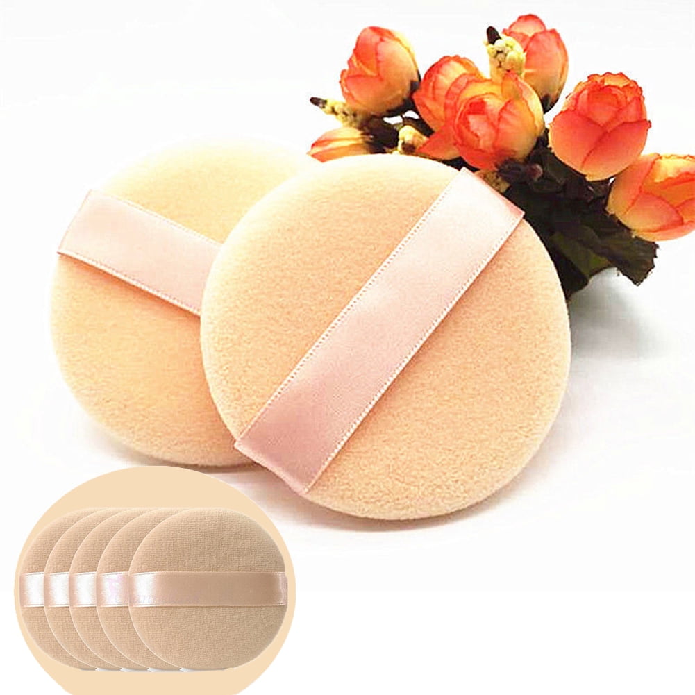 Grofry Powder Puffs 5 Pack Powder Puff for Loose Dusting Powder, Soft ...