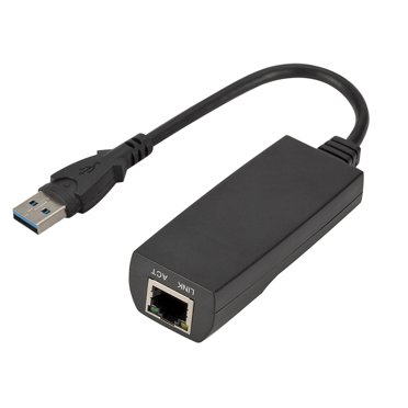 Siig JU-NE0611-S2 SuperSpeed USB 3.0 Gigabit LAN Adapter - Black ...