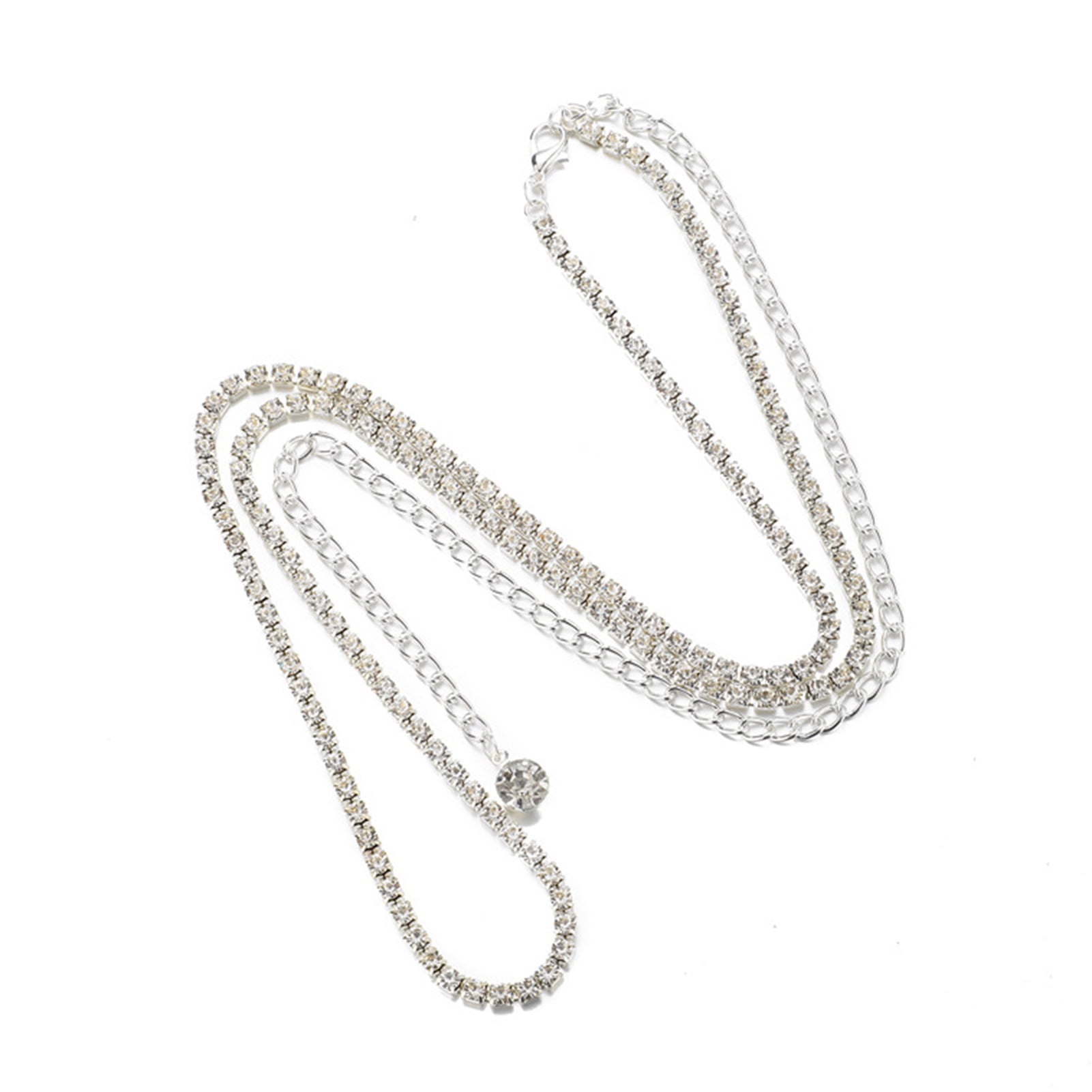 Grofry Waist Chain Slim Minimalist Single Layer Metal Beach Bikini ...
