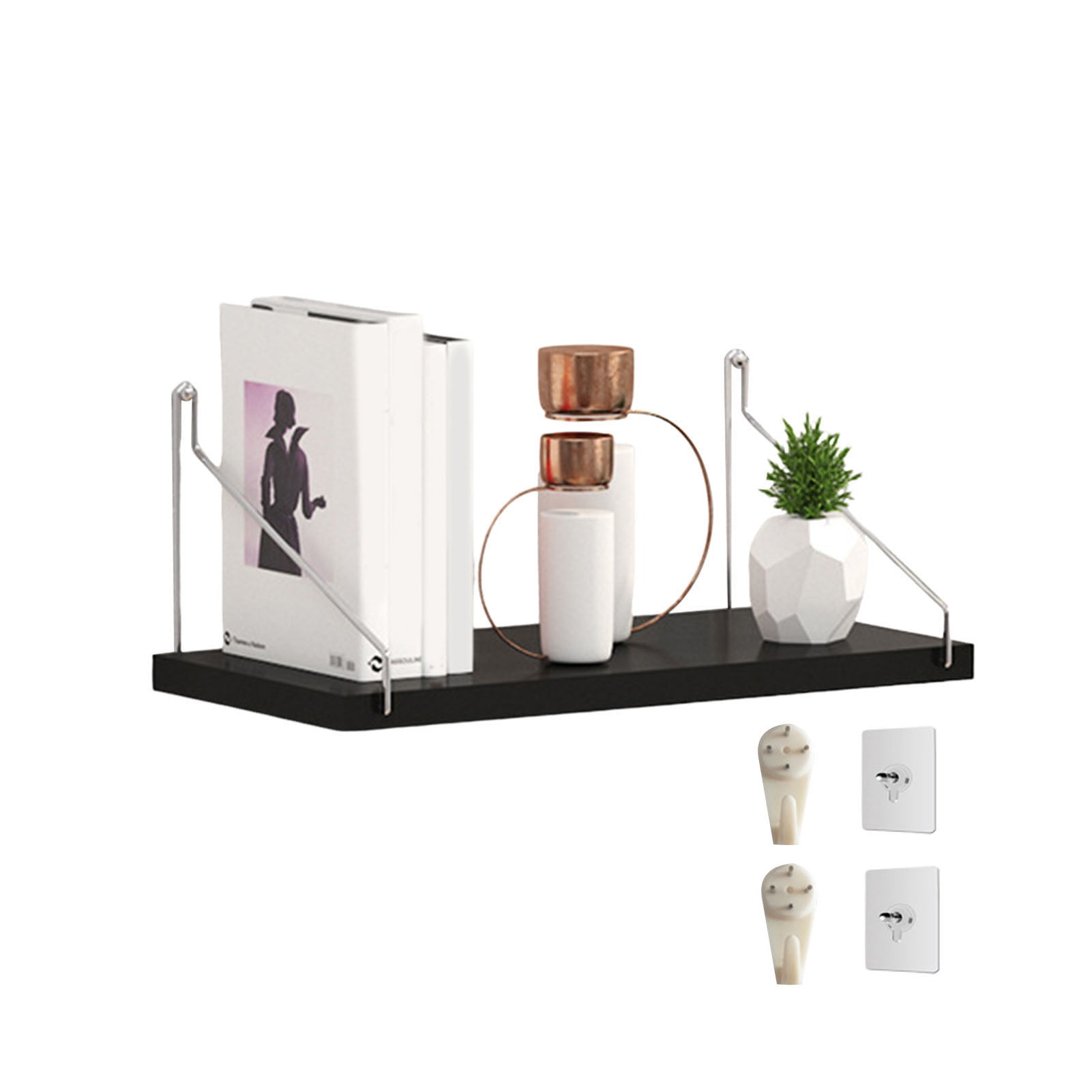 Grofry Wall-Mounted Storage Rack Large Display Shelf Strong Load ...