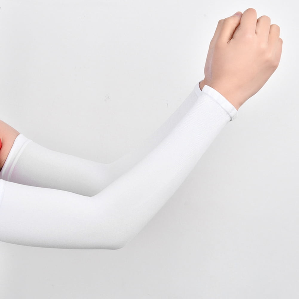 Grofry Women Arm Sleeves,Unisex Solid UV Protection Outdoor Cycling ...