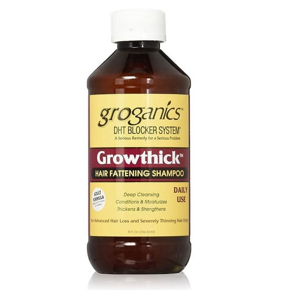 Groganics DHT Blocker System, Growthick Hair Thickening and Growth ...