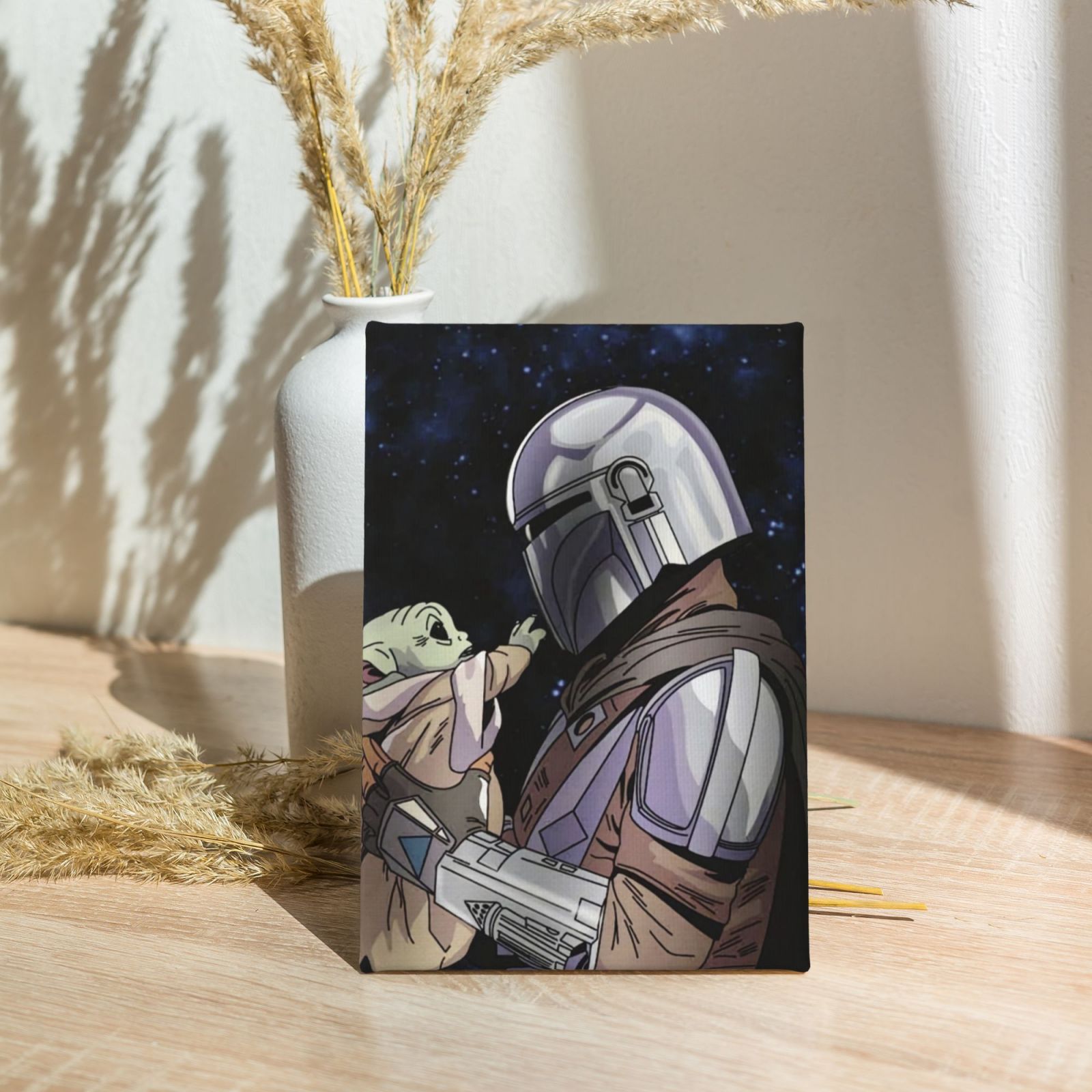 Grogu Poster Canvas Painting Living Room Home Decorative Paintings ...