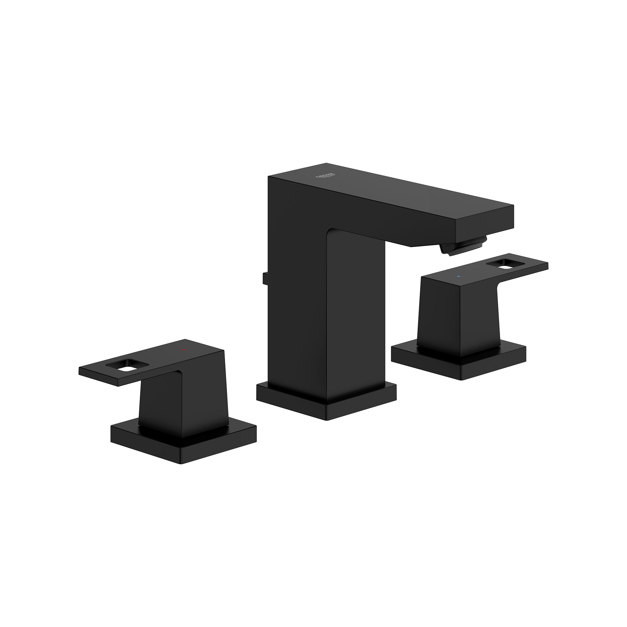 Grohe 20 370 A Eurocube 1.2 GPM Widespread Bathroom Faucet - Black ...