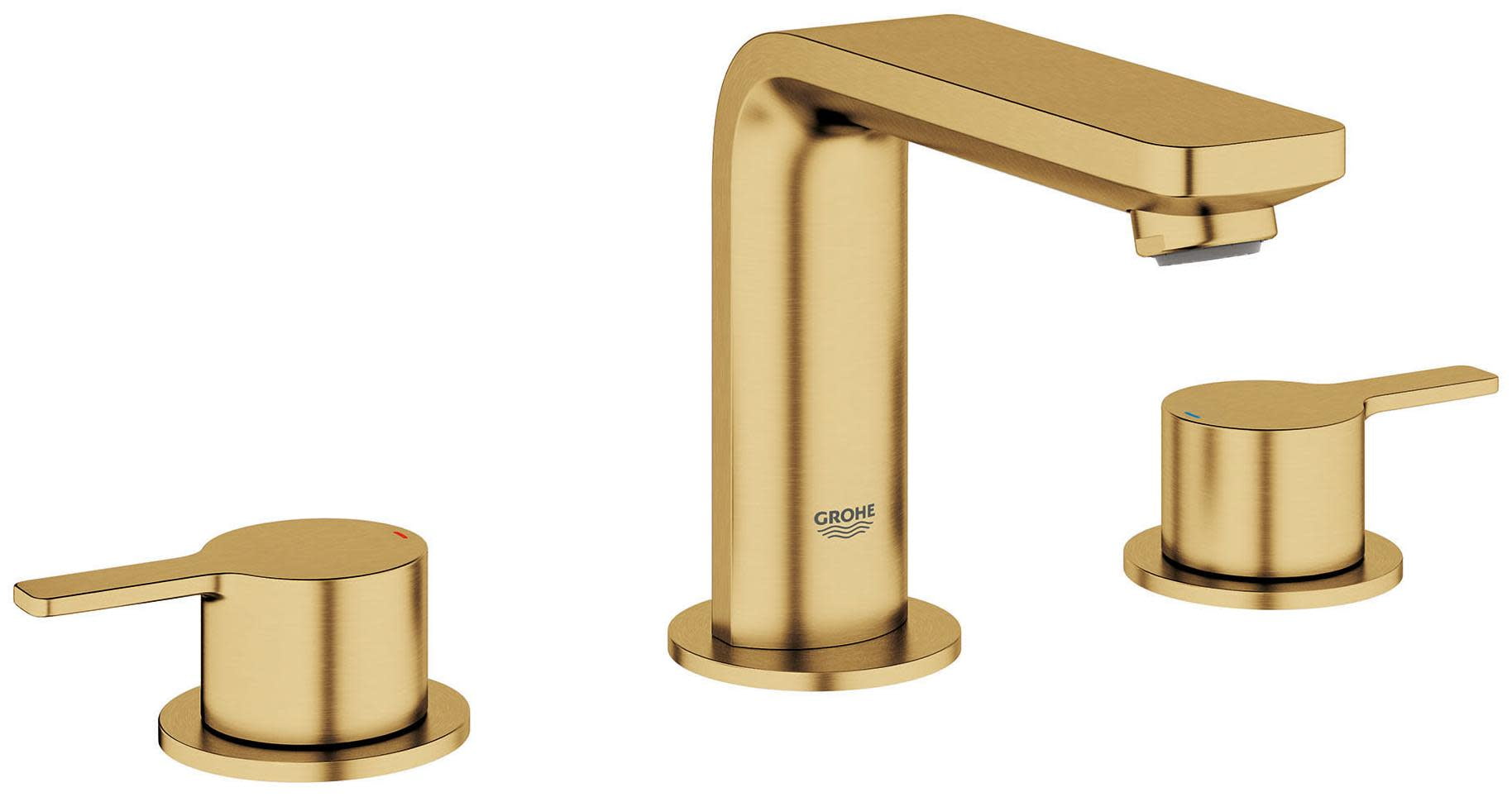 Grohe 20 578 A Lineare 1.2 GPM Widespread Bathroom Faucet - Brushed ...