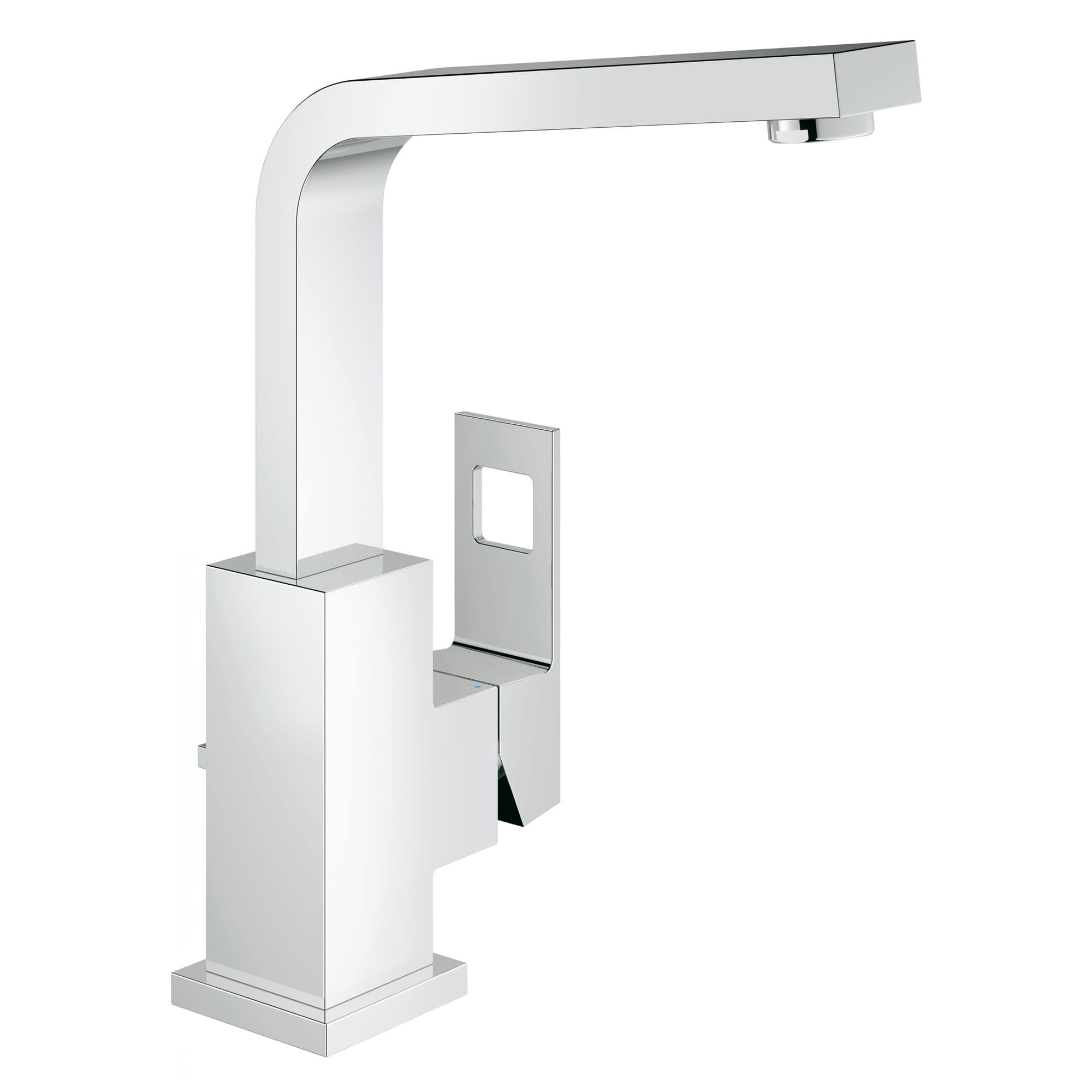 Grohe 23 184 A Eurocube 1.2 GPM Single Hole Bathroom Faucet - Chrome ...