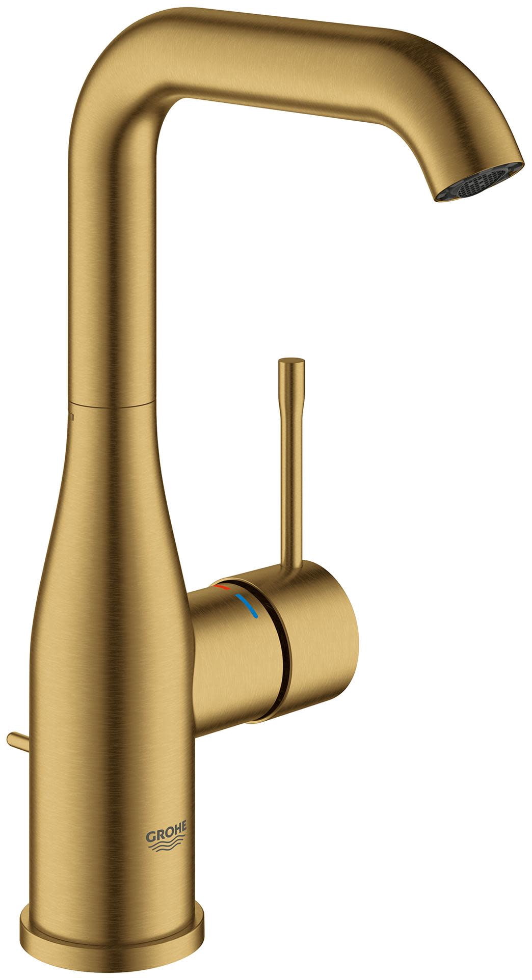 Grohe 23 486 A Essence 1.2 GPM Single Hole Bathroom Faucet - Brushed ...