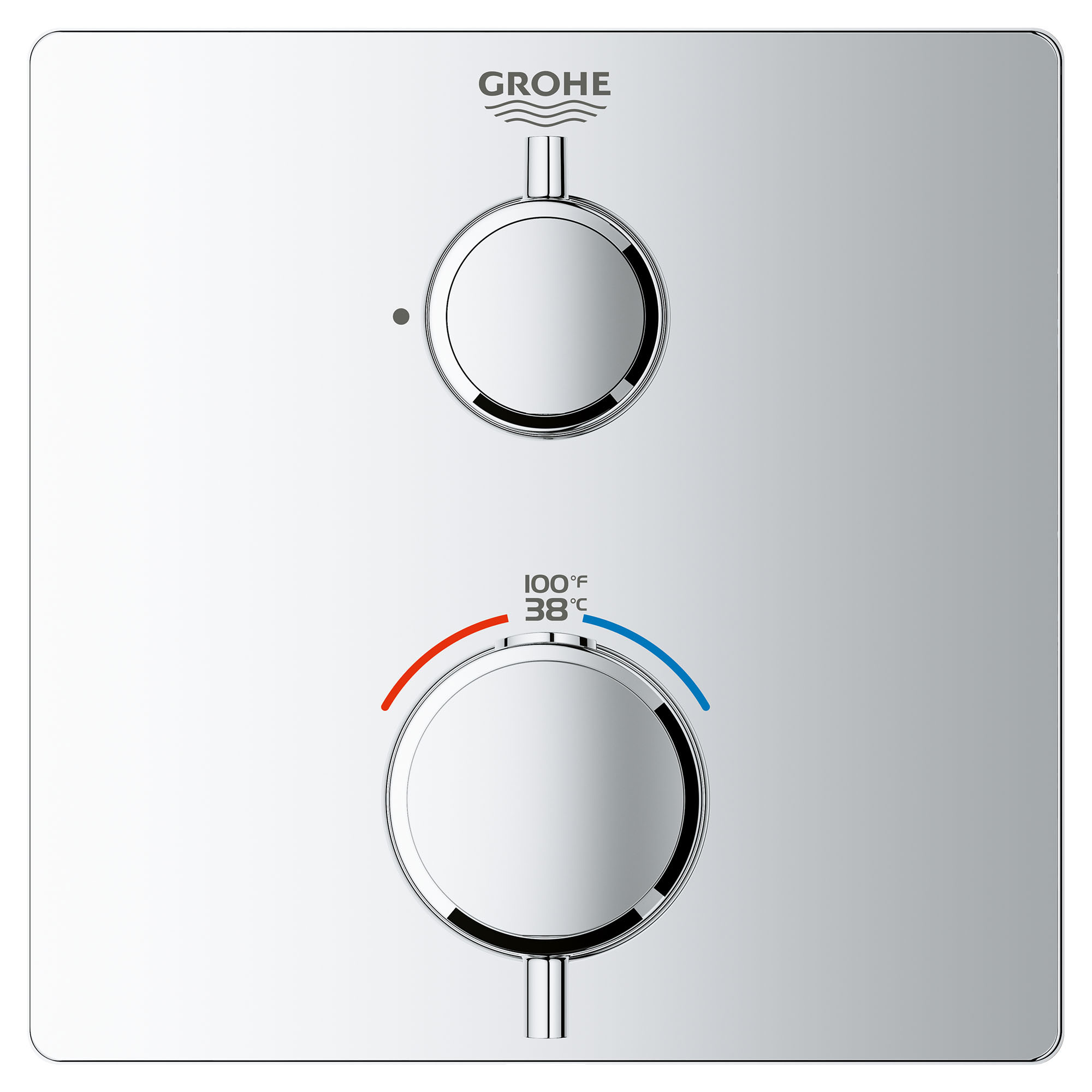 Grohe 35029000 Volume Control Rough-In Set Chrome - Walmart.com