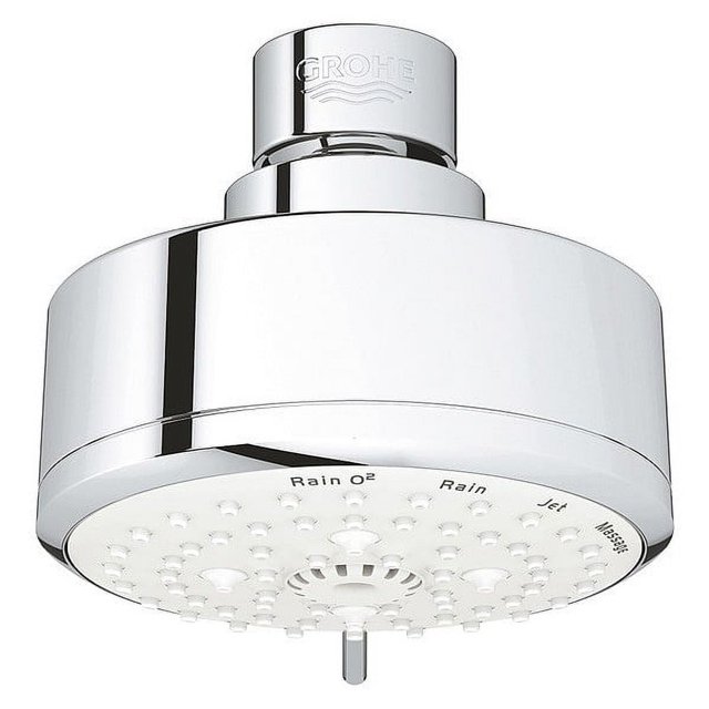 Grohe 26 043 1 Tempesta Cosmopolitan 1.75 GPM Multi Function Shower Head - Chrome - Walmart.com