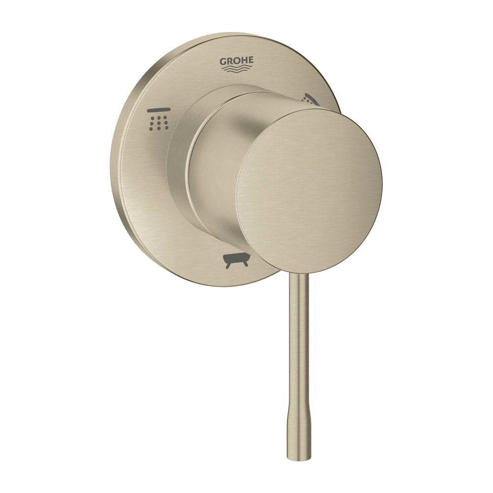 Grohe 29 203 1, 4-3/4" x 3-1/8", Three-way Valve Water Diverter Trim ...