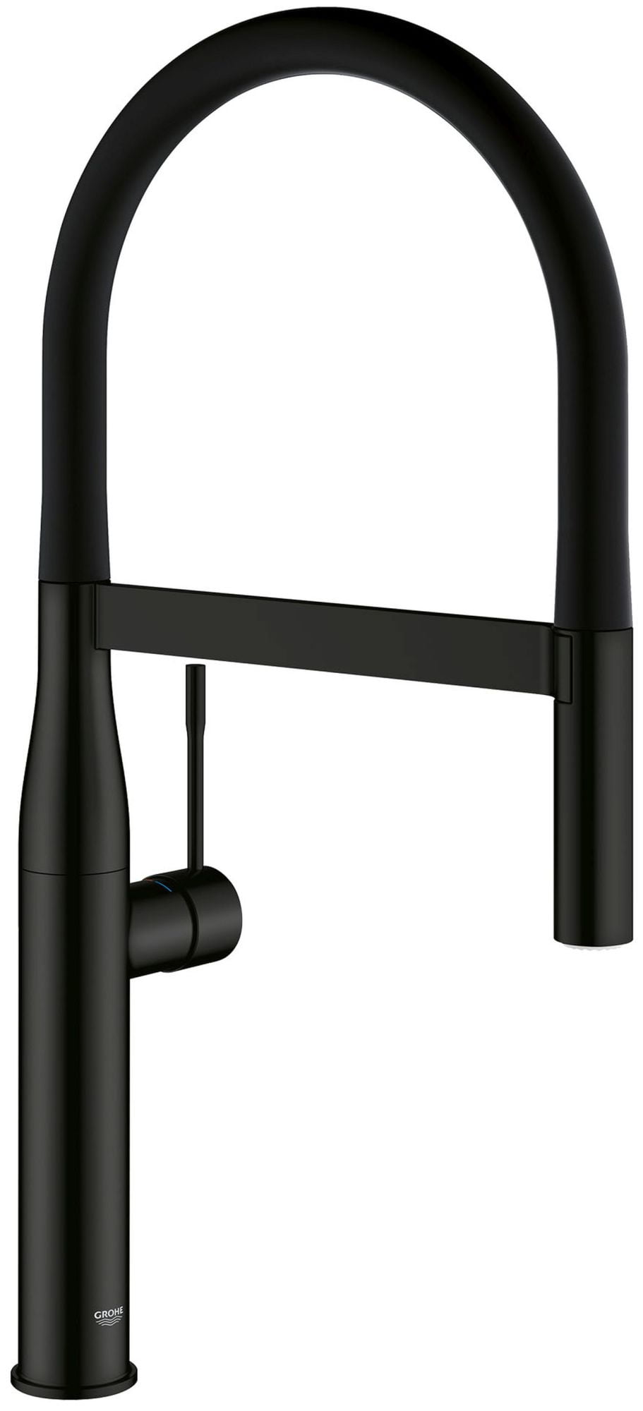 Grohe 30 295 Essence 1.75 GPM Single Hole Pull Out Kitchen Faucet ...