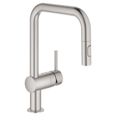 GROHE Gloucester Single Hole Single-Handle Bathroom Faucet 1.2 GPM in ...