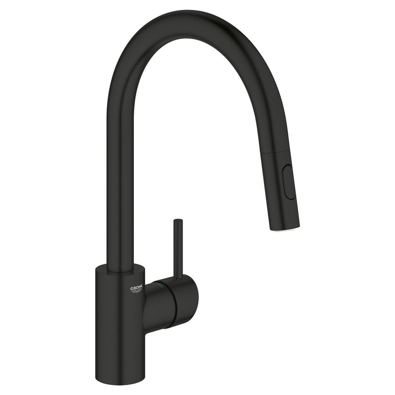 Grohe Concetto Single Handle Pull Down Kitchen Faucet, 1.75 GPM, Matte ...