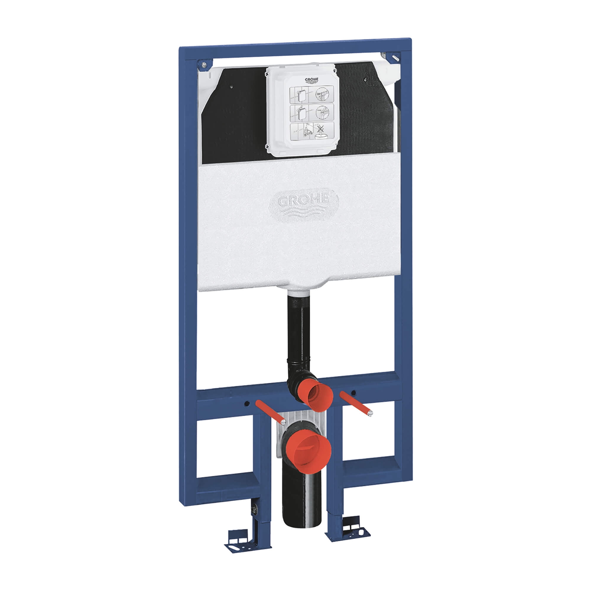 Grohe 38 996 Rapid Sl Flushing System In Wall Tank For Wall Hung ...