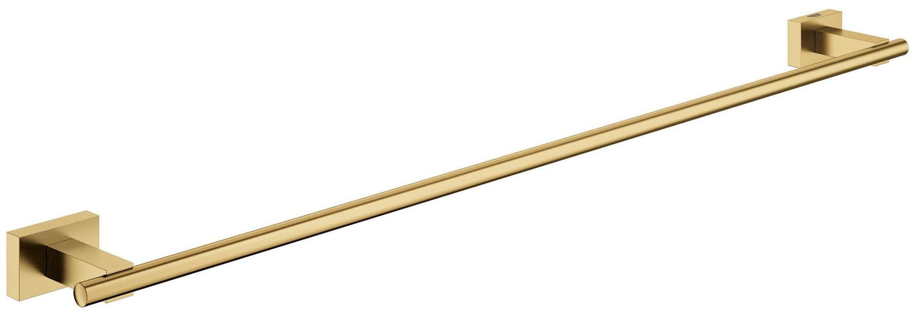 Grohe 40 509 1 Essentials Cube 24" Towel Bar - Brushed Cool Sunrise ...