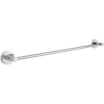 GROHE Essentials Towel Bar with Secure Mounting Assembly, Starlight ...