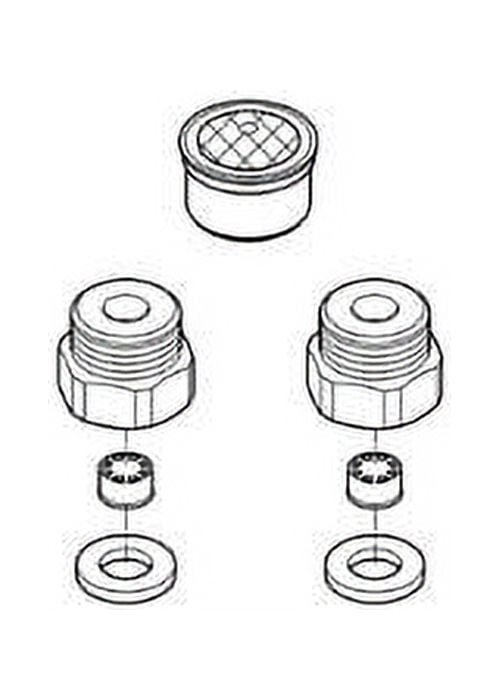 Grohe Repair Parts 48190000 Low Solution Kit in Grohe Chrome - Walmart.com
