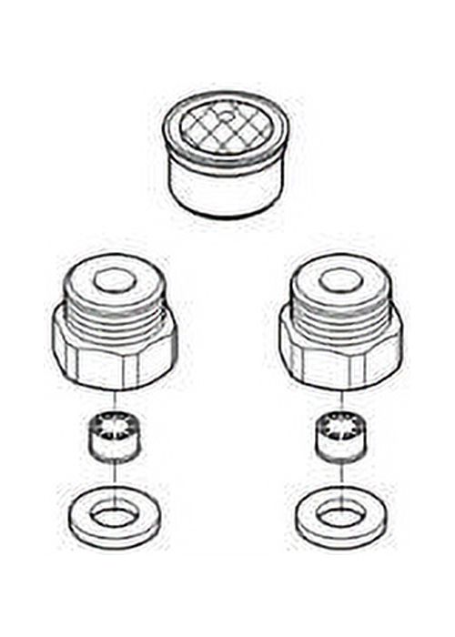 Grohe Repair Parts 48191000 Water-Saving Kit 1,35L - 0.35GPM in Grohe ...