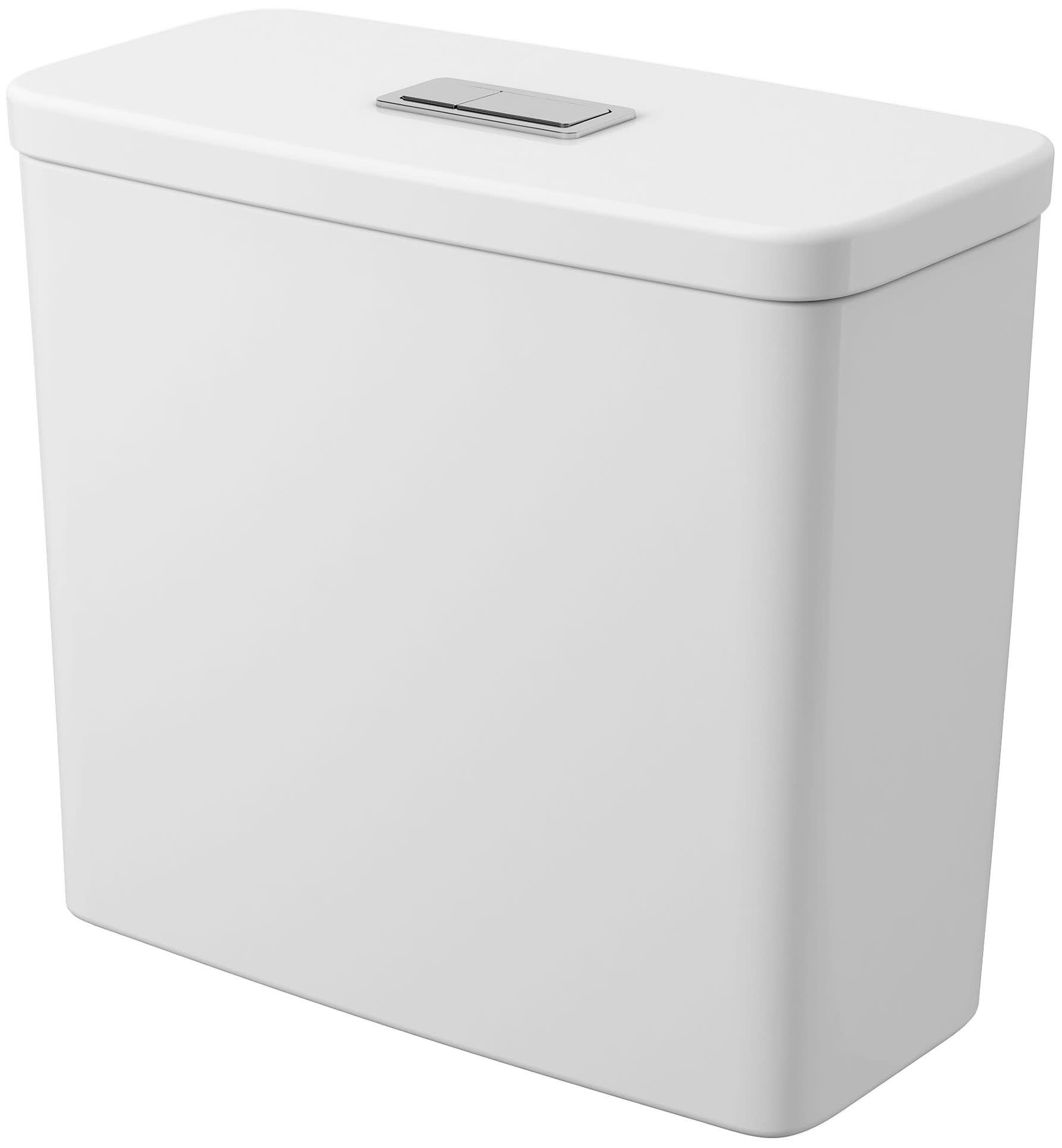 Grohe Eurocube 39665000 Eurocube 1.28/1.0gpf Dual Flush Toilet Tank ...