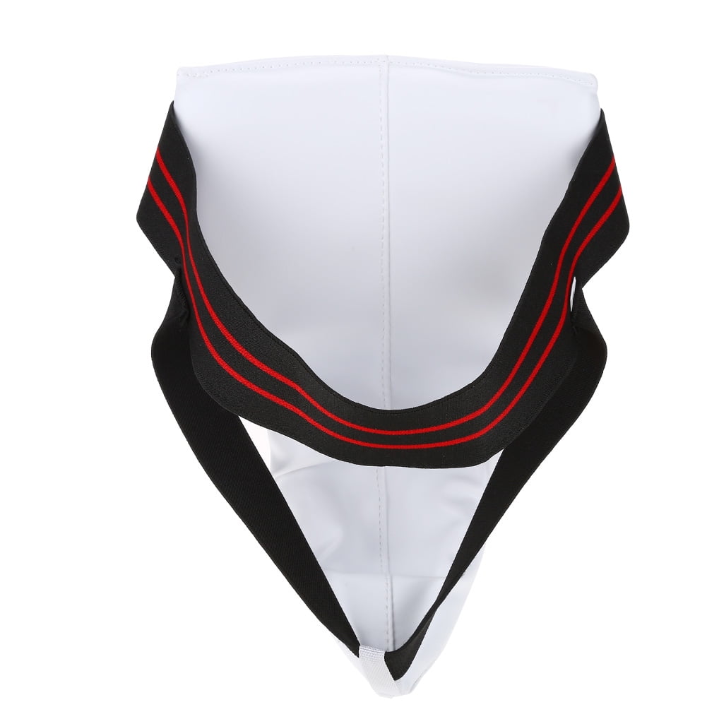 Groin Guard, Pu Artificial Leather Men Taekwondo Groin Guard Boxing Karate Jockstrap Sanda ...