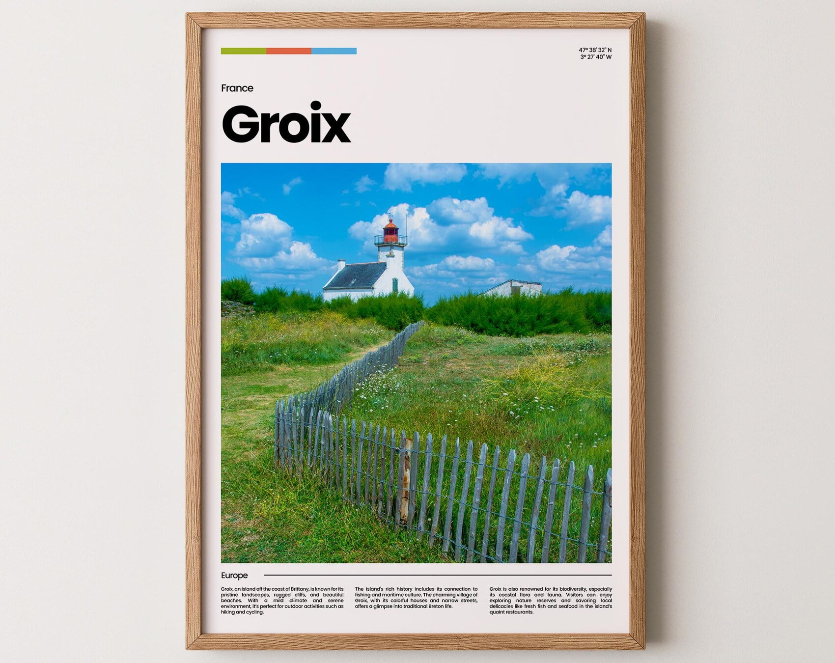 Groix Poster, Groix Print, Groix Photo, Groix Art, France Poster ...