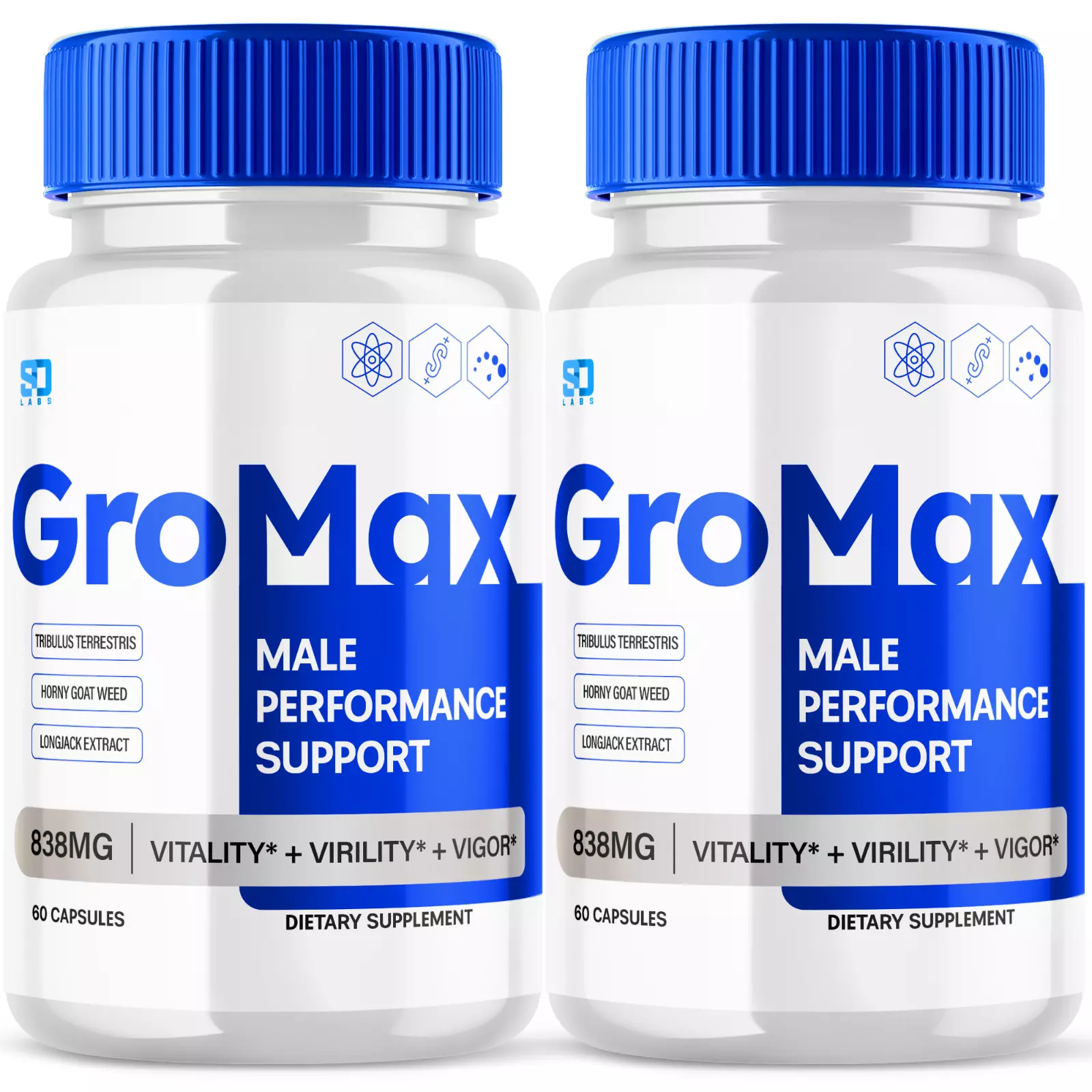 Gromax Capsule- Enhance Endurance and Energy for Men (2 Pack) - Walmart ...