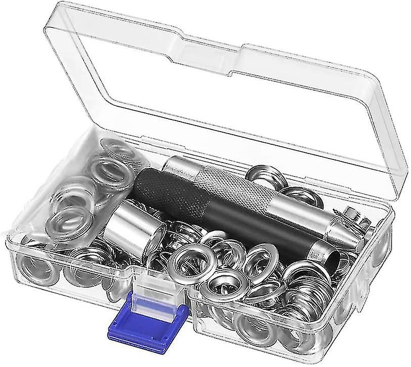 Grommet Eyelet Kit, 12 Mm Eyelet Kit Metal Tools Grommet Sets 100 Set ...