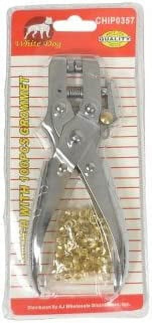 Grommet Punch with Grommets (100 Grommets Included) - Walmart.com