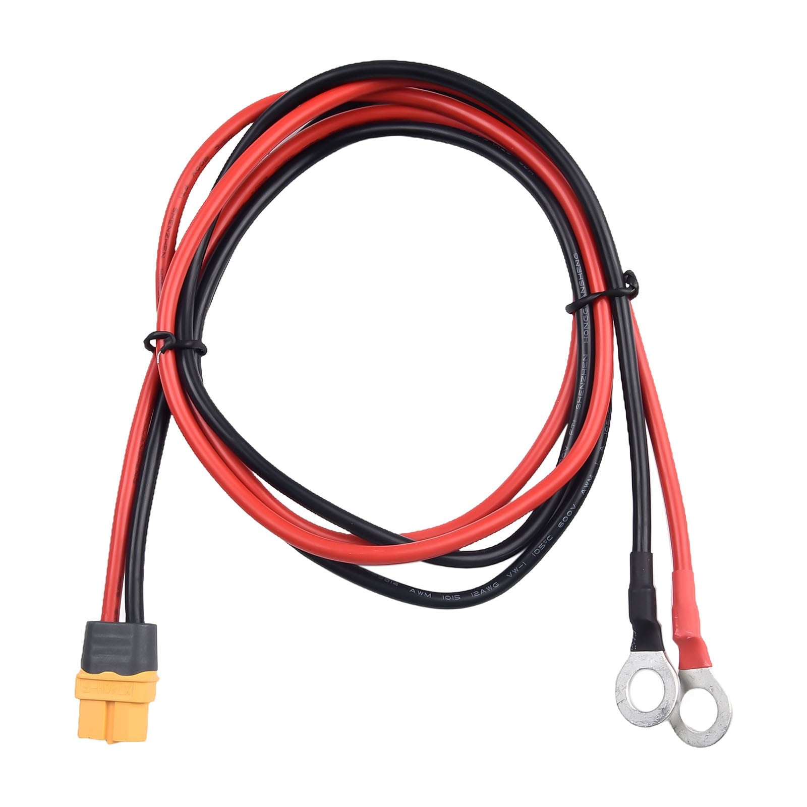 Grommet To Round Ring Terminal Connector Cable 12AWG RC Battery ESC ...