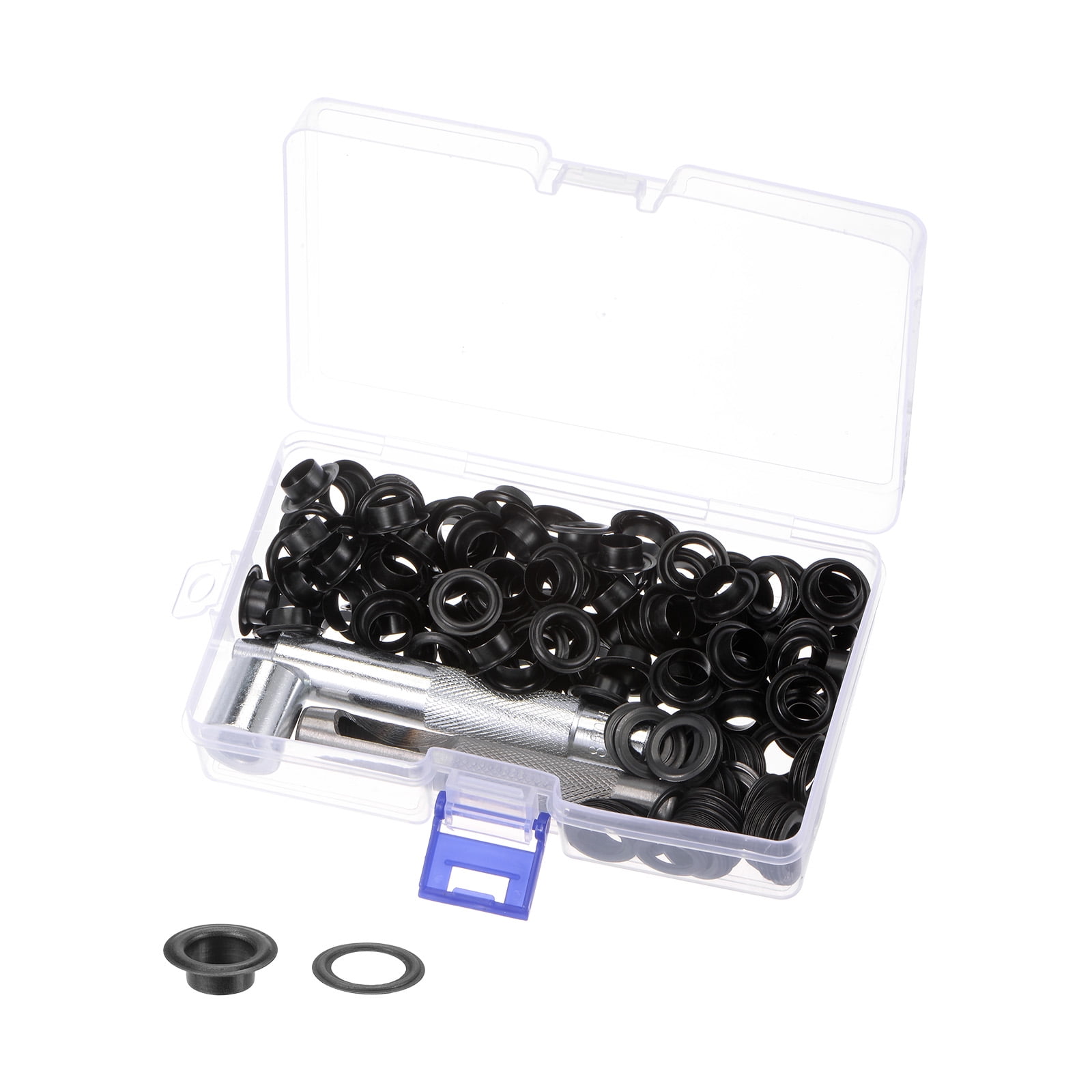 Grommet Tool Kit 100 Sets 10mmx17mm Dia Copper Grommets Eyelets with ...