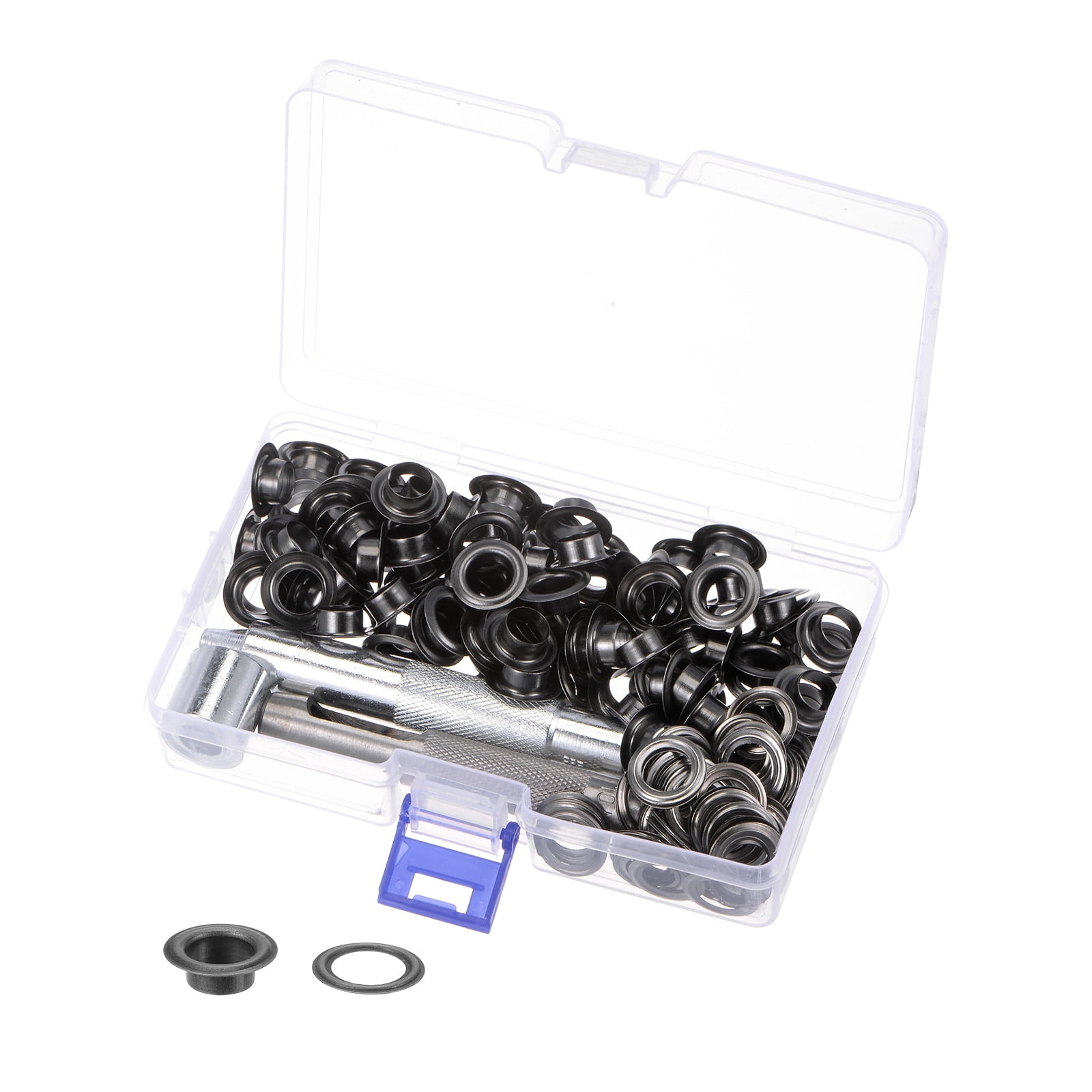 Grommet Tool Kit 100 Sets 10mmx17mm Dia Copper Grommets Eyelets with ...