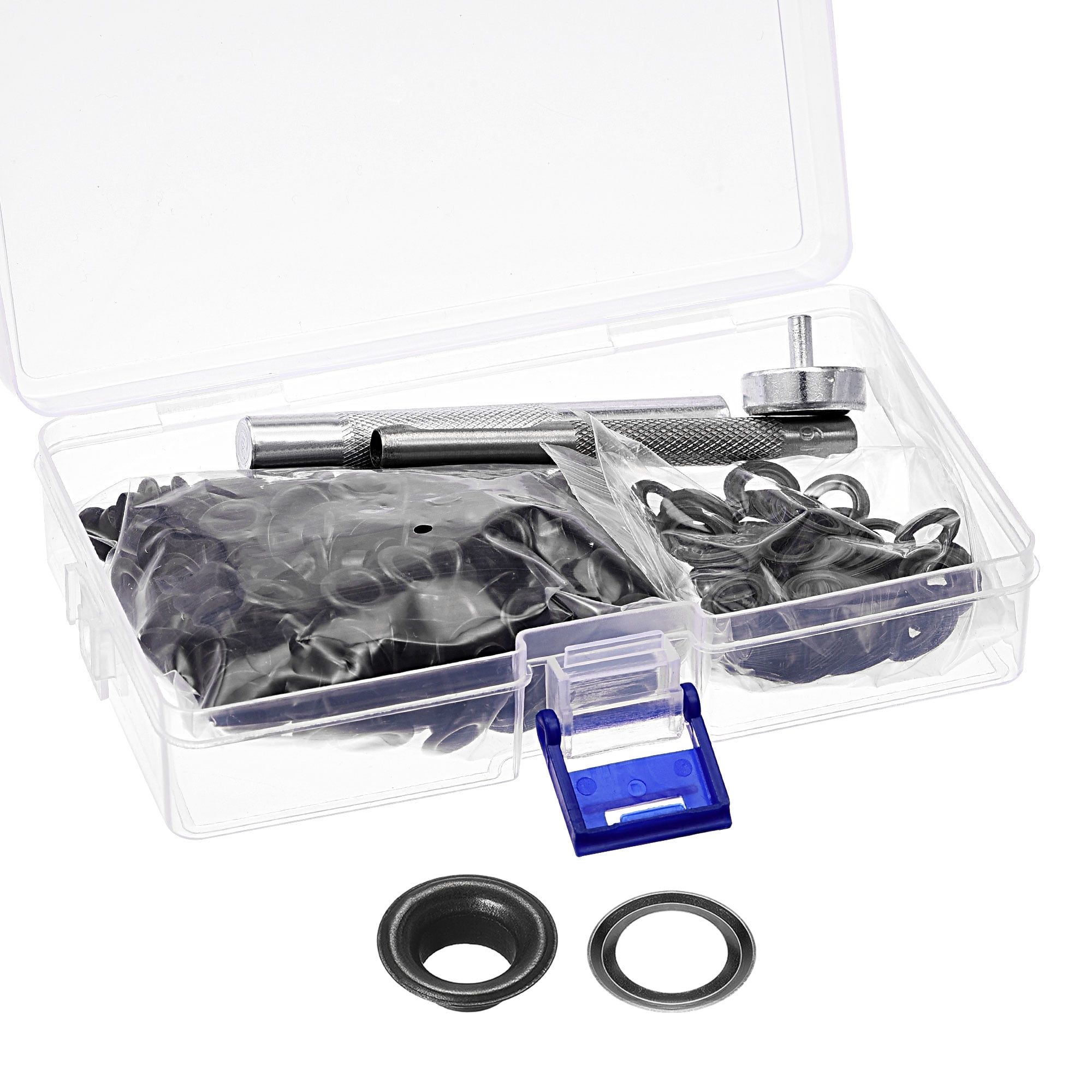 Grommet Tool Kit 200 Sets 1/4" Copper Grommets Eyelets with 3pcs ...