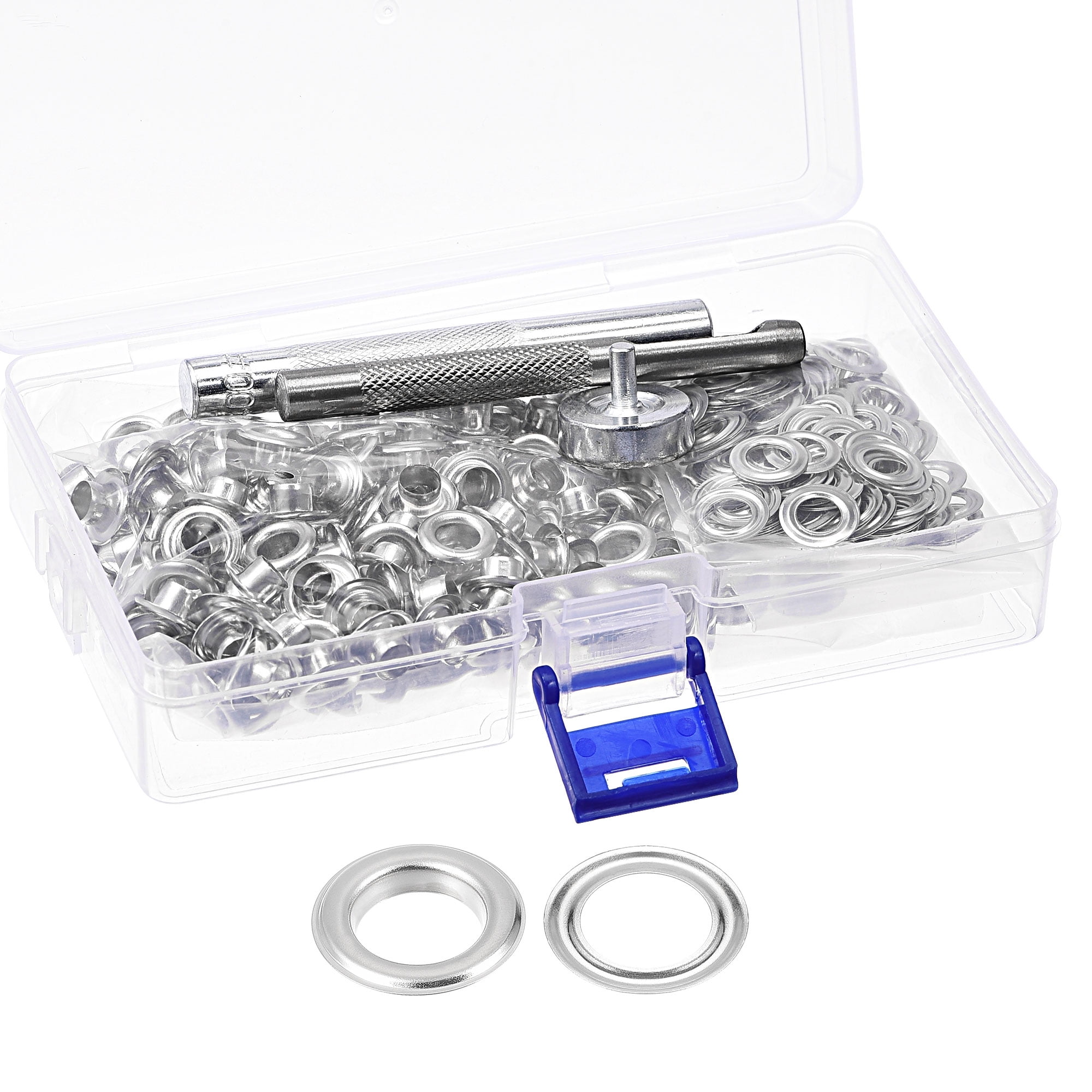 Grommet Tool Kit 200 Sets 1/4" Copper Grommets Eyelets with 3pcs ...