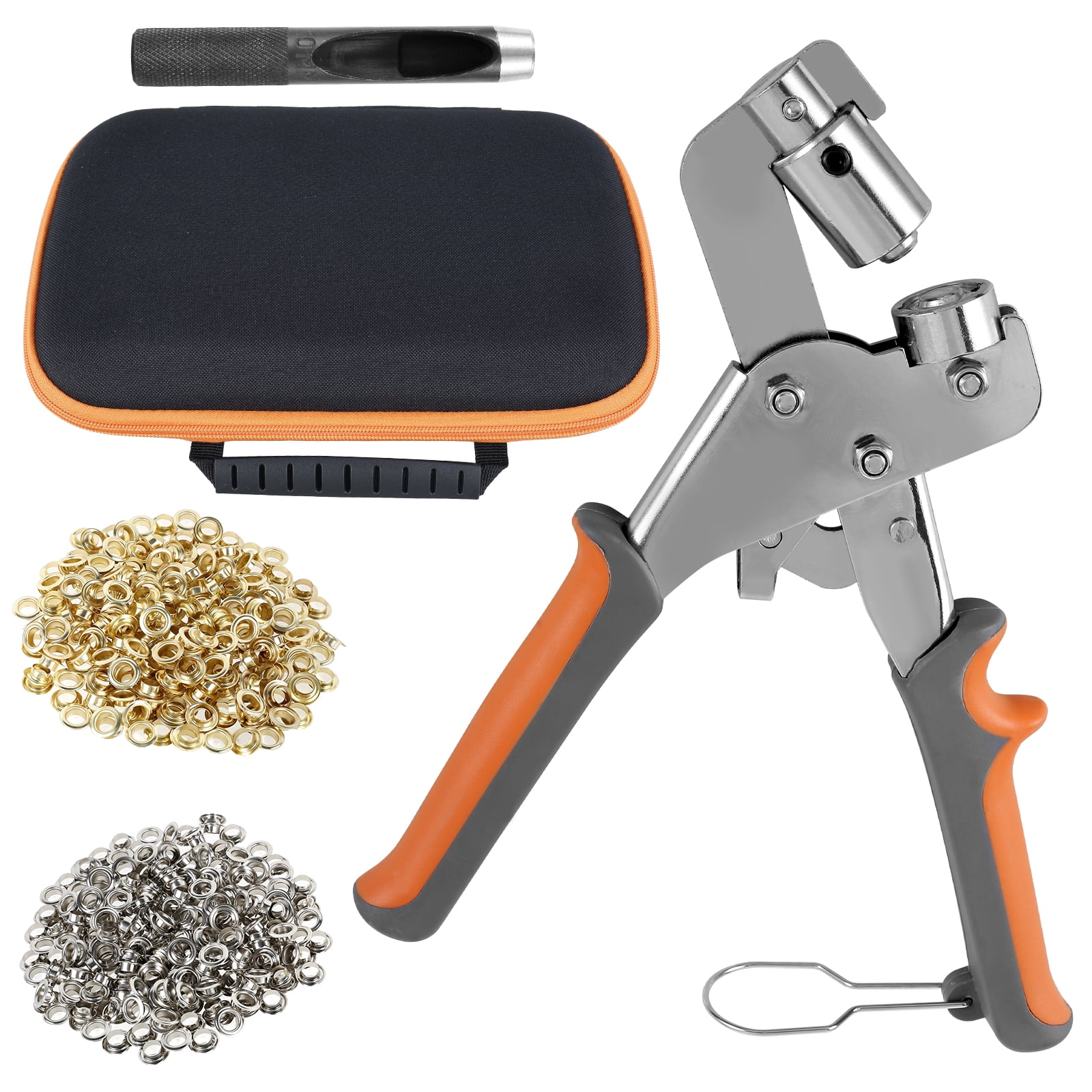 Grommet Tool Kit 3/8 inch Handheld Eyelet Grommet Kit Manual Grommet ...