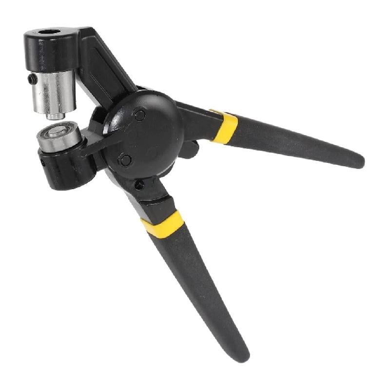 Grommet Tool Kit Eyelet Plier Handheld Puncher Set with Grommets Manual ...