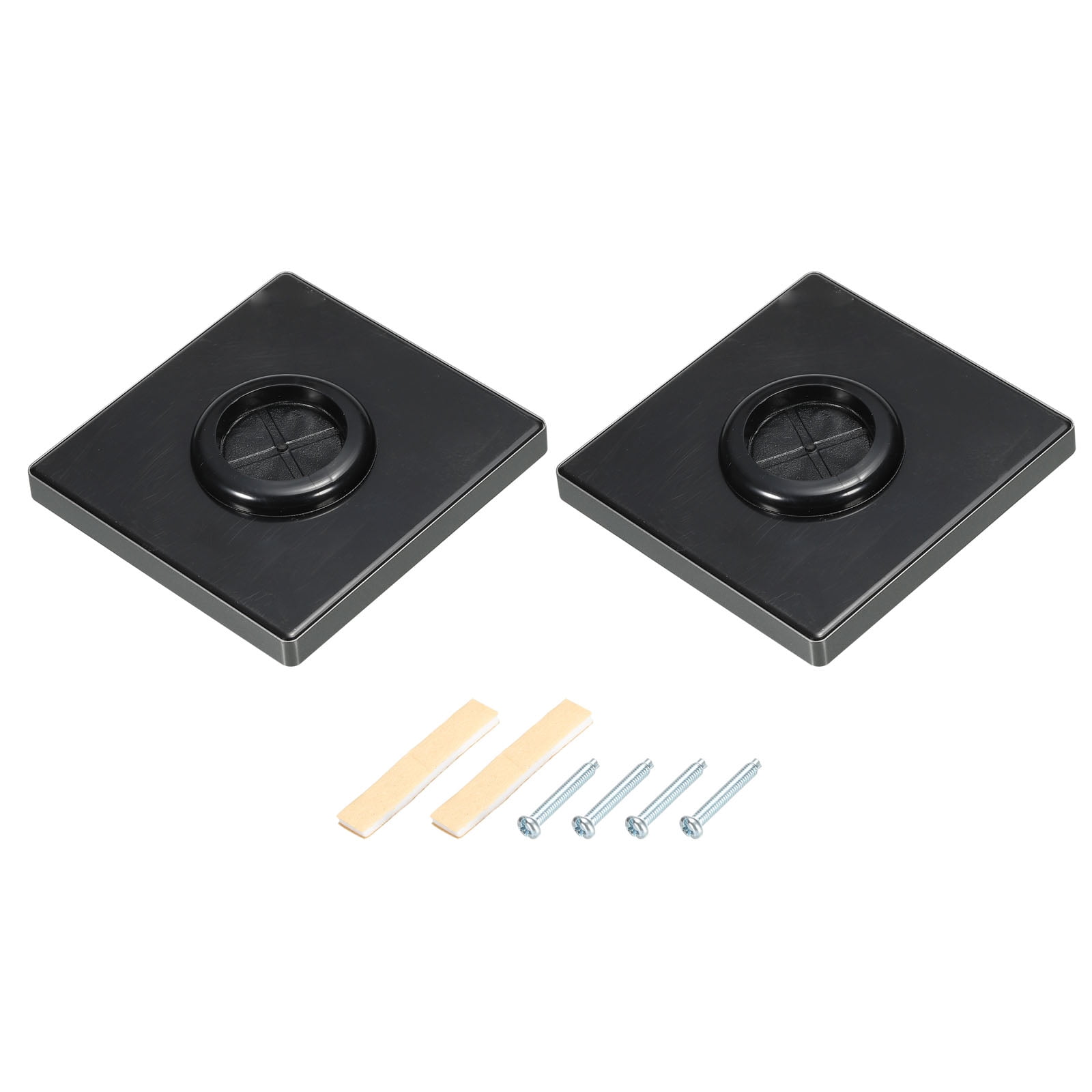 Grommet Wall Plate Acrylic with 1.2 Inch Rubber Cable Pass Through ...