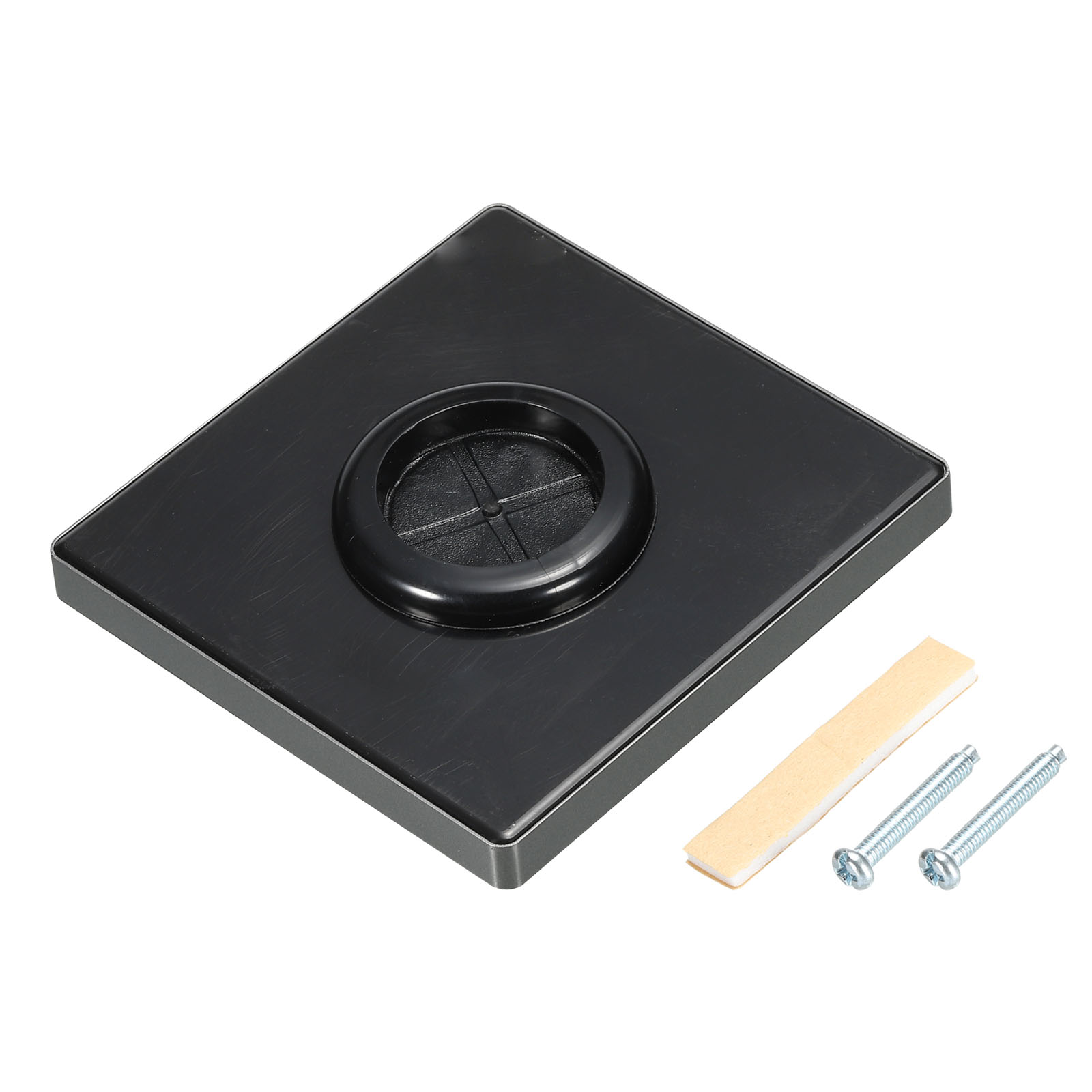 Grommet Wall Plate Acrylic with 1.2 Inch Rubber Cable Pass Through ...