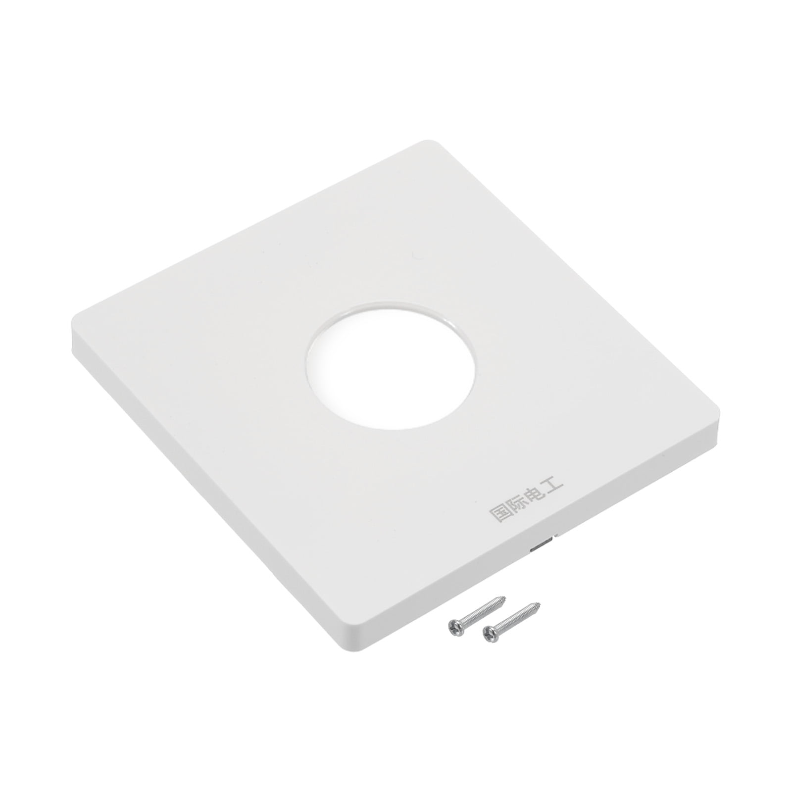 Grommet Wall Plate PC Decoration Wall Panel with 1.3 Inch Cable Through ...